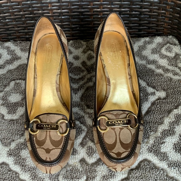 Coach | Shoes | Coach Charley Sig 2ccalf Shoes Browntan Shoes | Poshmark